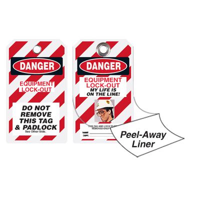 Jumbo EZ Photo Lockout Tags - Do Not Remove This Tag | Seton | Seton