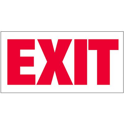 Giant Exit Wall Sign|Seton Canada | Seton.ca