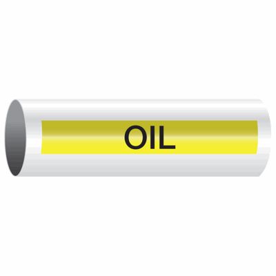 Oil - Self-Adhesive Pipe Markers | Emedco
