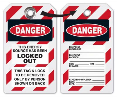 Lockout Tags: ID Tags, Energy Source Tags & Standard LOTO Tags | Seton