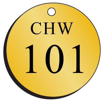 Standard Abbreviation Brass Valve Tags | Seton Canada | Seton.ca