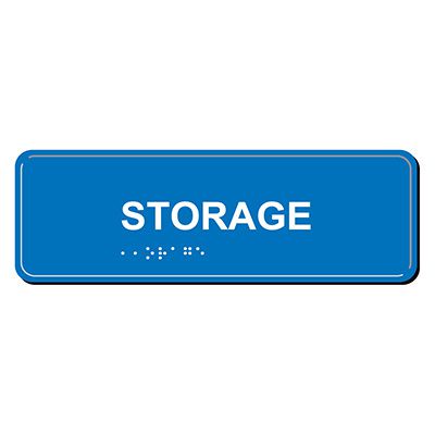 Braille Signs - Storage | Emedco