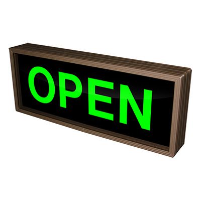Open Backlit LED Sign|Seton Canada | Seton.ca