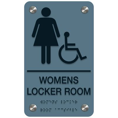 Women's Locker Room Accessibility Signs, Facility Signs, ADA Signs ...