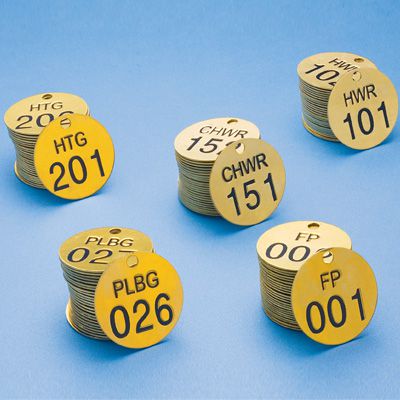 Brass Valve Tags | Seton