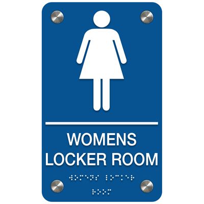 Women's Locker Room - Premium ADA Facility Signs|Seton Canada | Seton.ca