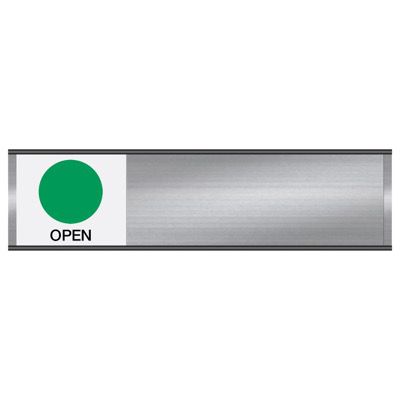 Open / Closed - Blank Sign Sliders, Sliding Signs | Seton | Seton