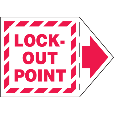 Add-An-Arrow Lockout Labels - Lock-Out Point|Seton Canada | Seton.ca