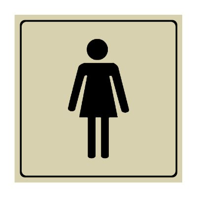 Women's Restroom - Engraved Graphic Symbol Signs|Seton Canada | Seton.ca