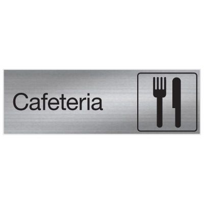 Cafeteria - Engraved Graphic Room Signs|Seton Canada | Seton.ca