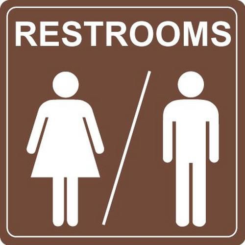 Interior Décor Restroom Signs | Seton