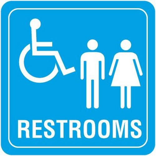 Accessible Restroom Decor Signs | Seton