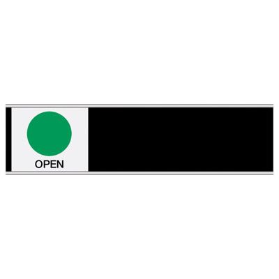Open / Closed - Blank Sign Sliders, Sliding Signs | Seton | Seton