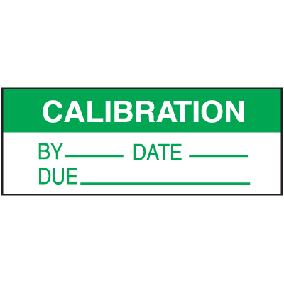 Tamper Evident Calibration Labels | Emedco