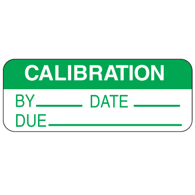 Calibration Stickers & Labels | Seton