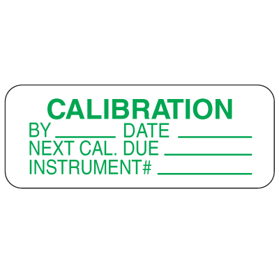Calibration Stickers & Labels | Custom & Tamper-Evident Inspection Tags ...