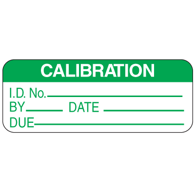 Calibration Stickers & Labels | Custom & Tamper-Evident Inspection Tags ...