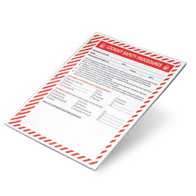 Lockout Procedure Station | Emedco