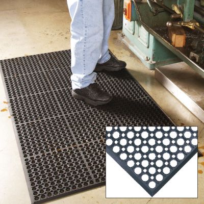 WorkRite Drainage Mats - Natural Rubber | Emedco