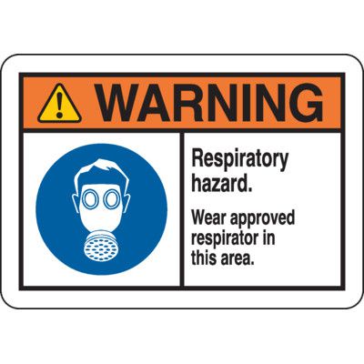 Warning Signs - Respiratory Hazard | Emedco