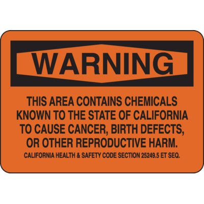 CA Cancer Warning Signs - Chemicals Cause Birth Defects | Seton