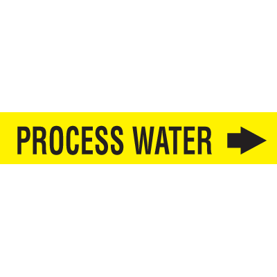 Wrap Around Adhesive Markers - Process Water | Seton Canada | Seton.ca