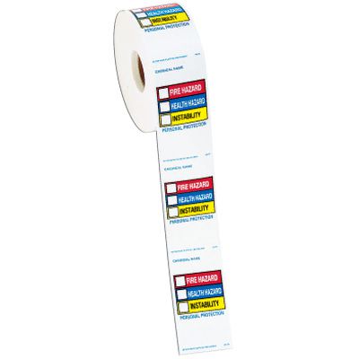 Right-To-Know Labels-On-A-Roll | Emedco