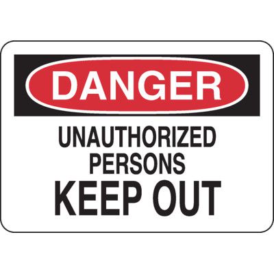 Authorized Personnel Only Signs | Seton