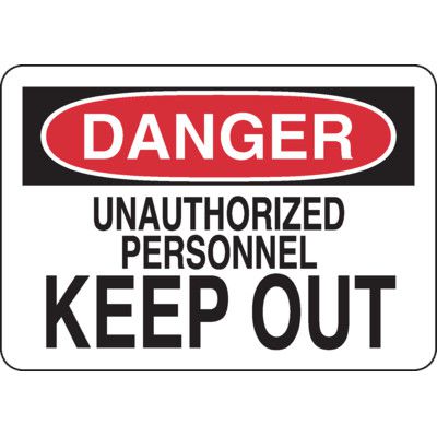 Authorized Personnel Only Signs | Seton