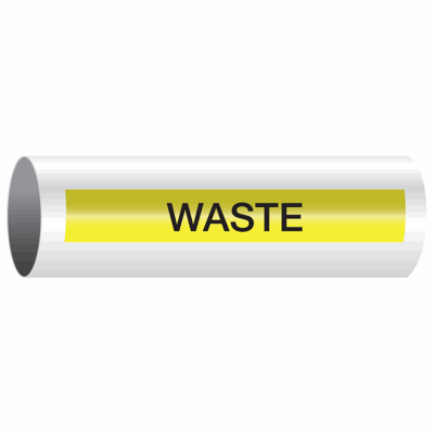 Waste - Self-Adhesive Pipe Markers | Emedco