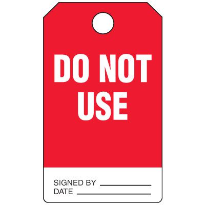 Do Not Use Duro-Tag | Emedco
