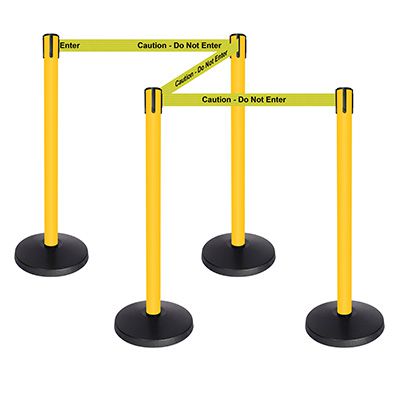 Caution Do Not Enter - Queueway Plus Stanchion | Seton.ca