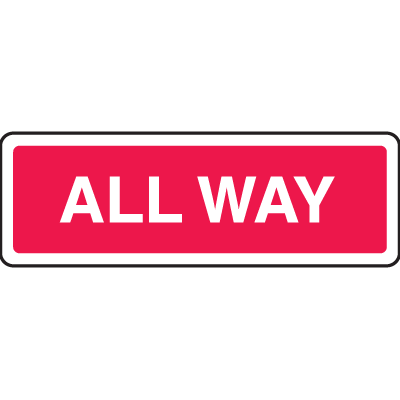 All Way Sign, Traffic Signs | Seton