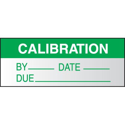 Calibration Stickers & Labels | Seton
