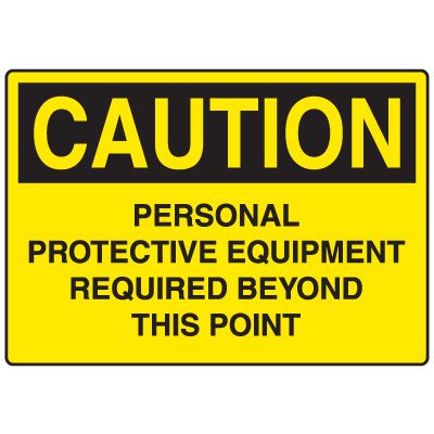 Caution Signs, Caution Safety Signs | Seton Canada | Seton.ca