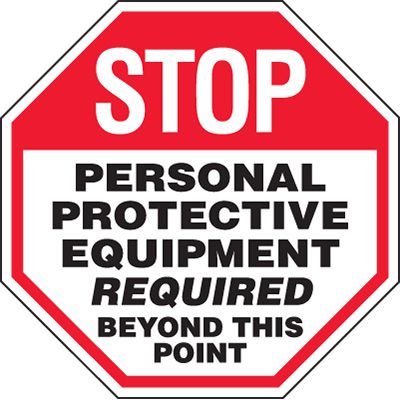 Body Protection Sign