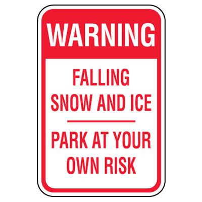 Ice & Snow Warning Signs | Seton