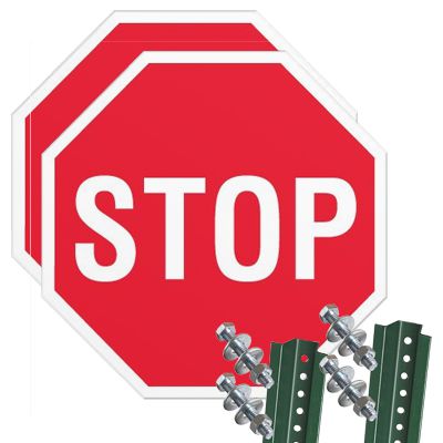 Stop Sign Kit, Stop Signs | Emedco | Emedco