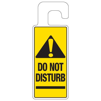 Door Knob Hangers - Do Not Disturb | Emedco