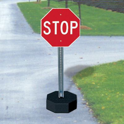 Stop Sign And U-Channel Post Kits - 60 lb. Base | Seton