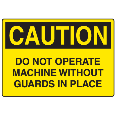 Caution Signs - OSHA Compliant Workplace Hazard Warnings | Seton