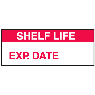 Shelf Life Label | Emedco