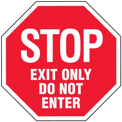 Stop Signs & Warehouse Stop Signs | Seton Canada