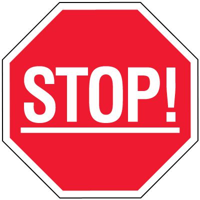 Stop Signs & Warehouse Stop Signs | Seton Canada