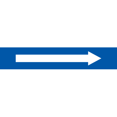Arrows Only - Roll Form Adhesive Pipe Markers | Emedco