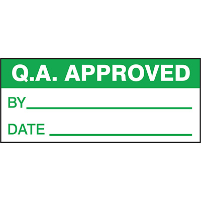 QA Approved Label | Emedco