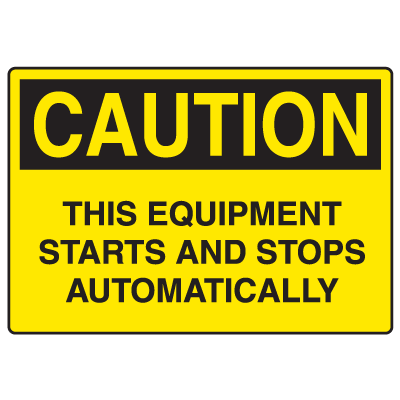 Machine & Equipment Hazard Zone Signs | OSHA Compliant | Emedco