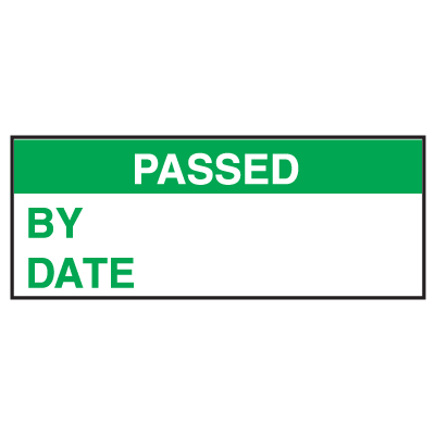 Passed Label | Emedco | Emedco