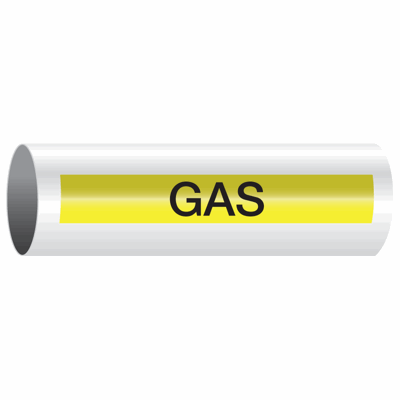 Gas Pipe Markers | Opti-Code® Self-Adhesive | Seton