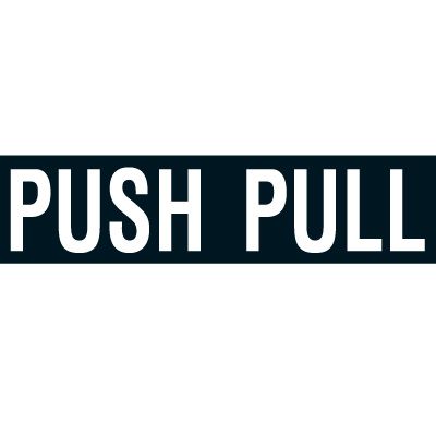 Push Pull Door Label | Emedco